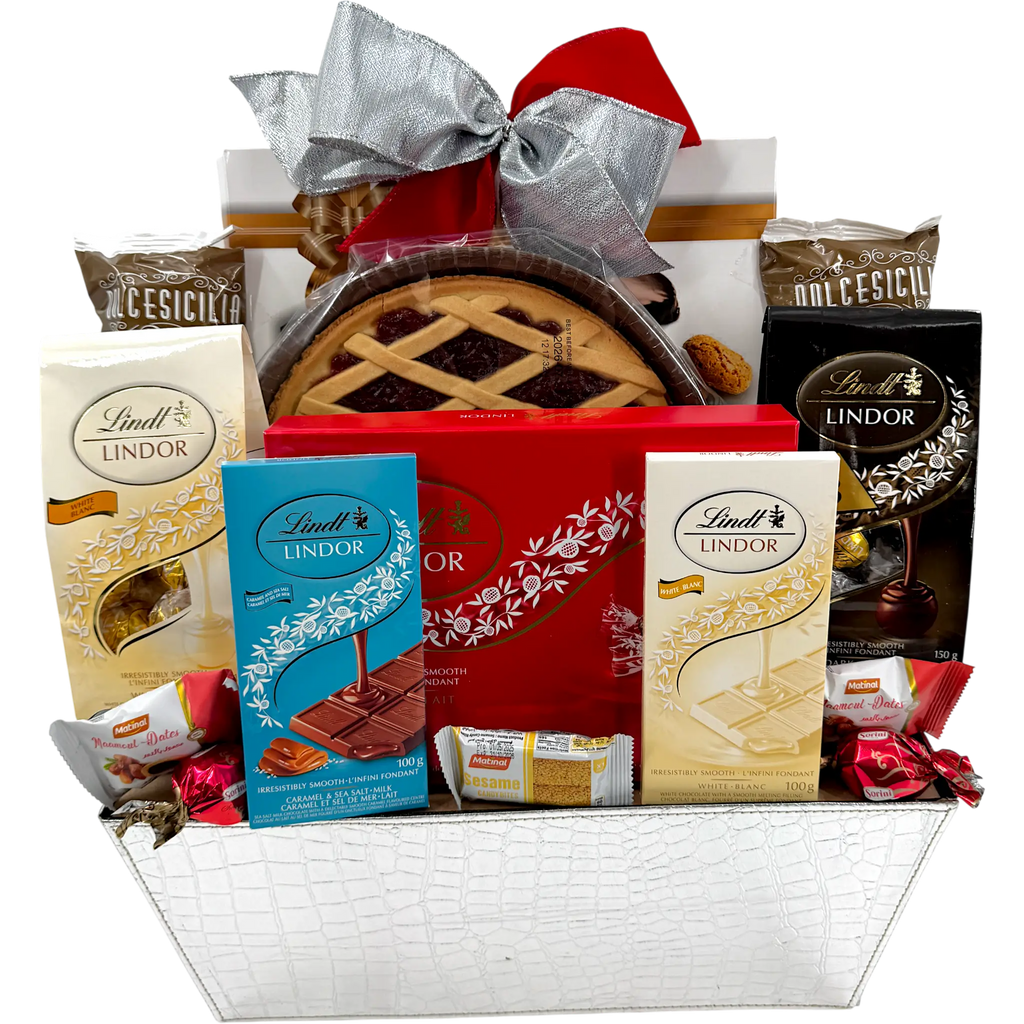 Lindt Gift Basket Canada | Premium Swiss Chocolate – Glitter Baskets